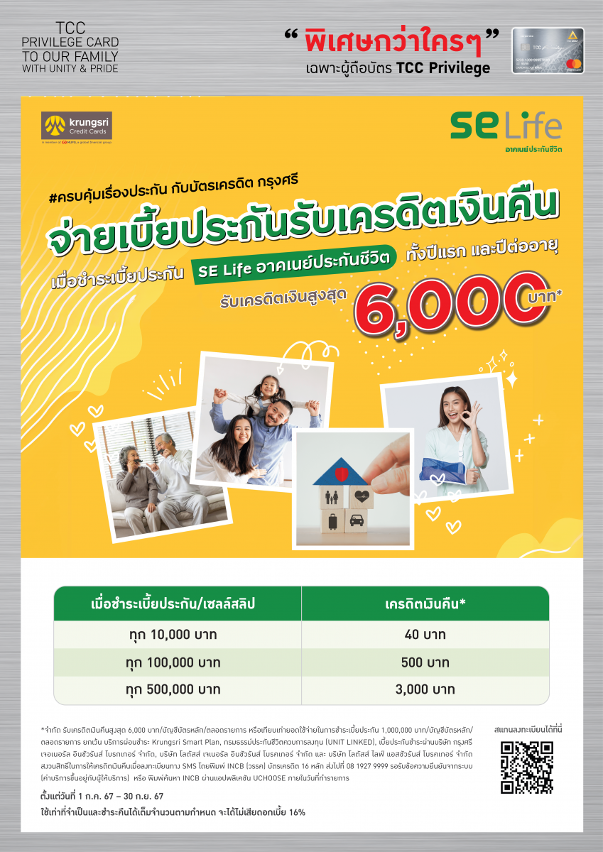 TCC privilege card | ไทยกรุ๊ป โฮลดิ้งส์
